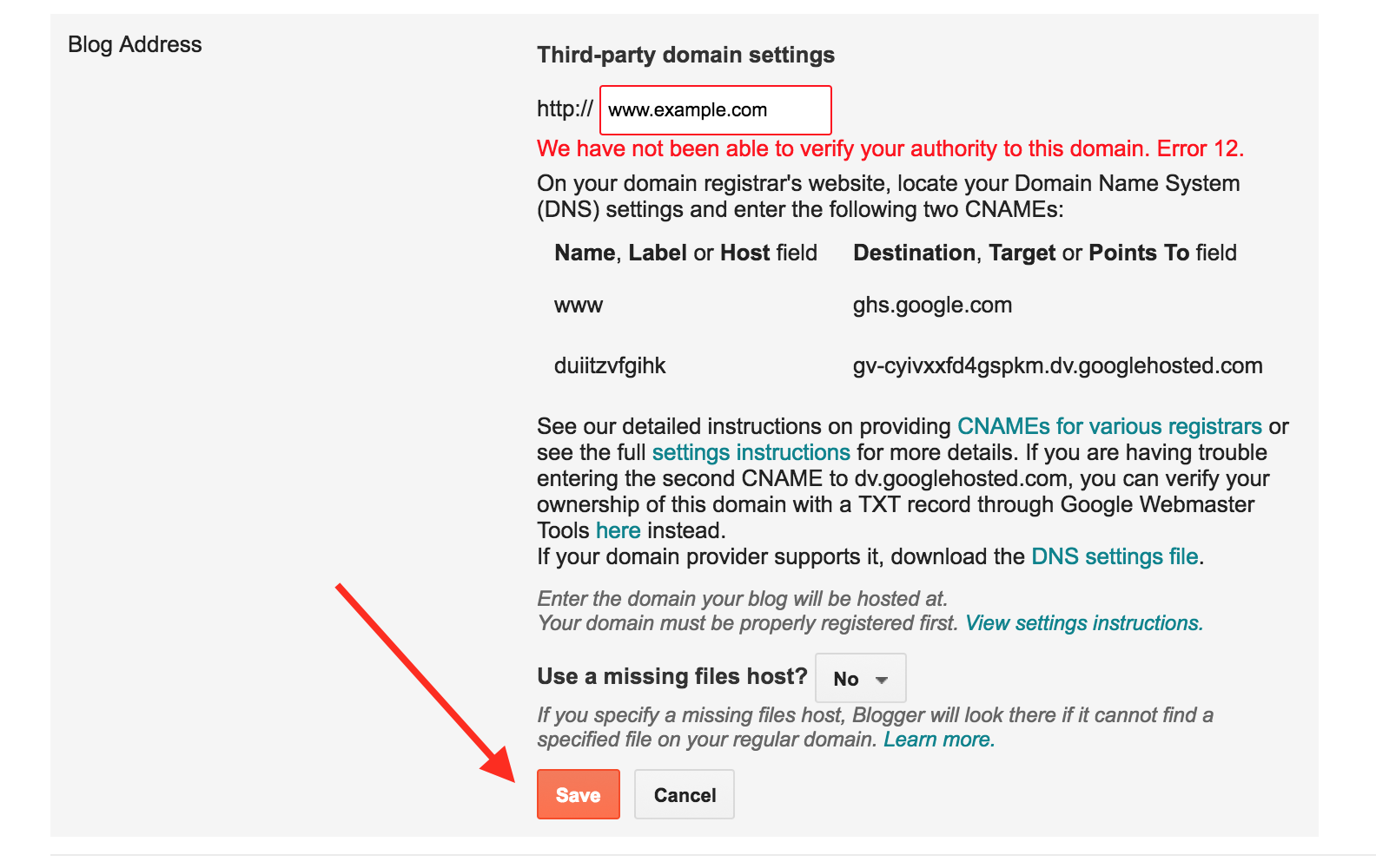 How to use your domain with your Blogger account - DomainsFoundry